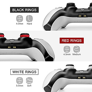 Yicege Precision Rings, Aim Assist Rings Motion Control for PlayStation 5 PS5, PlayStation 4 PS4, Xbox, Xbox one, Xbox series X, Pc Gamepads, Switch Pro, Sucf Controller 3 Different Strengths