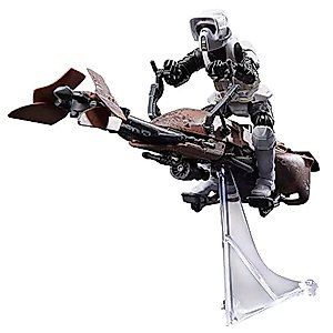 STAR WARS The Vintage Collection Speeder Bike, Return of The Jedi 3.75-Inch Collectible Vehicle with Action Figure, Ages 4 and Up