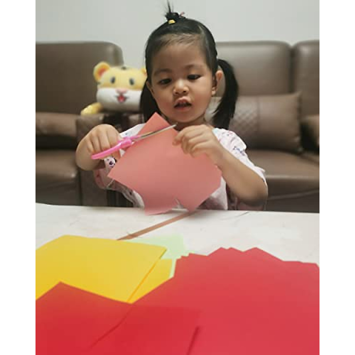 Scissors for School Kids Pink Scissors for Girl Child Safety Scissors Students Round Edge Scissors