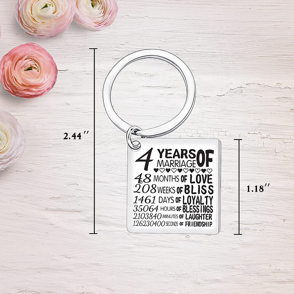 4th Anniversary Dice,4th Wedding Anniversary Dice for Couples,4 Years Anniversary Date Night Dice Gift,4 Years Anniversary for Her,4th Anniversary for Husband,4th Anniversary