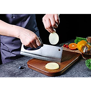 HIDAMOS Professional Chef Knife Super Sharp Effort Saving Kitchen Knives Stainless German Steel Cleaver for Meat/Vegetable