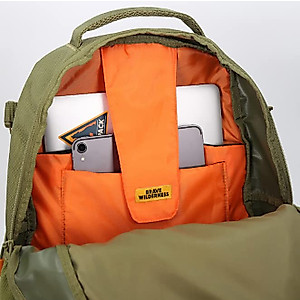 Brave Wilderness Durable Outdoor Capable Backpack made with a Ballistic Nylon Shell and Six Pockets by Coyote Peterson (Olive)