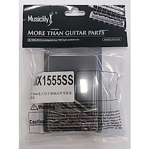 Musiclily Pro 2.7mm Stainless Steel Jumbo Gauge 24-Pieces Fret Wire Set Compatible with USA Les Paul/Epiphone Guitar