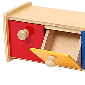 LEADER JOY Montessori Materials Box w/Bins Toddler for 1-3 Years Old Educational Tools Preschool Early Development Baby Toy