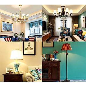 OPALRAY C35 6W(60W Incandescent Replacement) LED Candelabra Bulb, LED Filament Bulb with E26 Medium Base, Soft Warm White Light, Eye-Protect Frosted Glass Housing, Dimmable, Flame Tip, 5-Pack