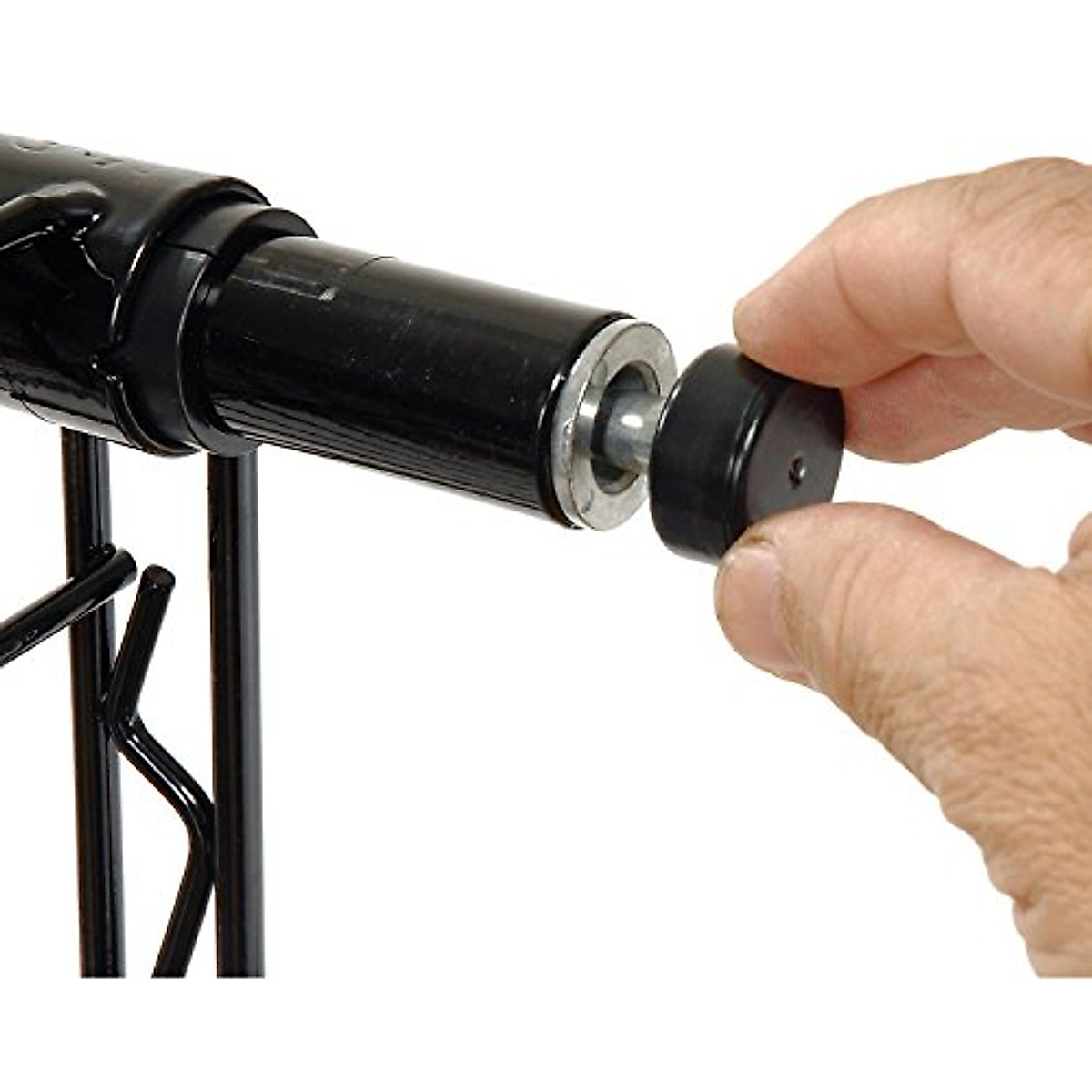 Nexel Adjustable Wire Shelving Unit, 4 Tier, NSF Listed Commercial Storage Rack, 18" x 24" x 63", Black Epoxy