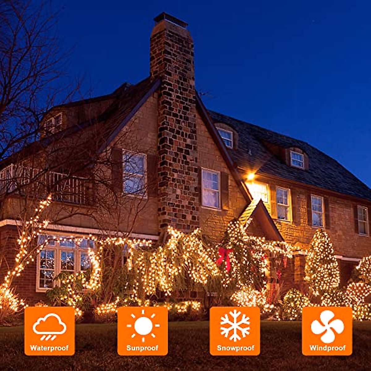 240 LEDS 78Ft Extra-Long Solar String Lights Outdoor,SUWITU Solar Fairy String Lights Waterproof with 8 Modes,Copper Wire Solar Twinkle Lights for Outside Garden Tree Yard Party Xmas Decor(Warm White)