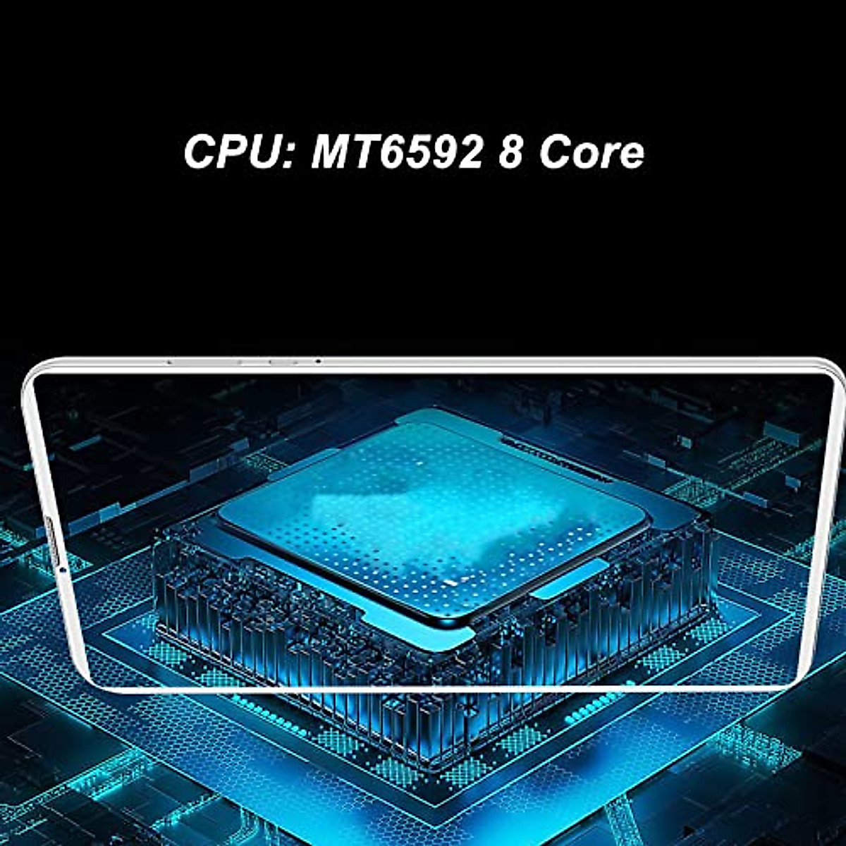 Tablet PC, 7in Tablet US Plug 100240V 4GB 32GB for Studying (Black)