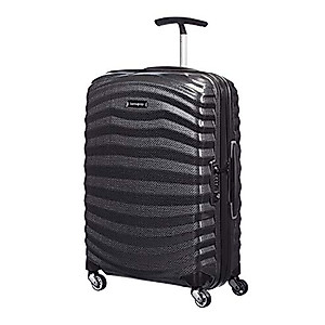 Samsonite Lite-Shock Hand Luggage, 55 Centimeter Cabin Spinner, 36 Liters, Black