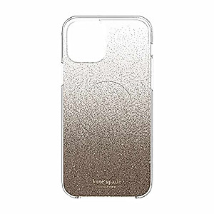 Kate Spade New York Protective Hardshell Case with MagSafe for iPhone 12 Pro Max - Champagne Glitter Ombre