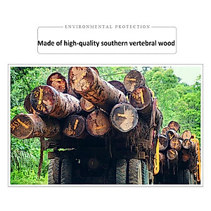 Outdoor Solid Wood Garden Park Bench for 2-3 People, Weatherproof Patio Lawn Bench Porch Seat with Cast Iron Frame, Porch/Deck/Patio Furniture Bench with Backrest and Armrests(Teak+Black Chair Legs,15