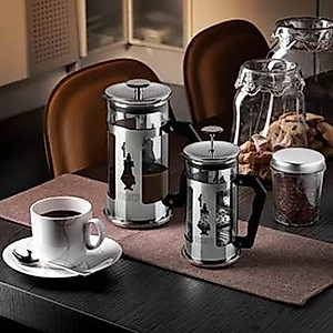 Bialetti French Press Coffee Maker, 8 Cup, Preziosa Stainless Steel