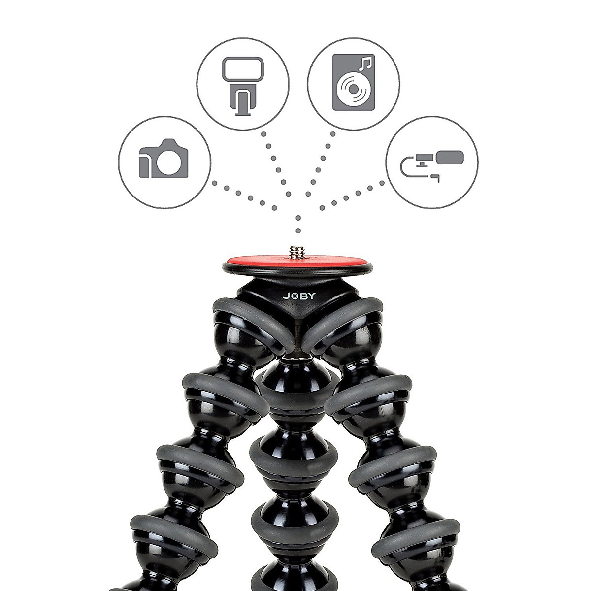 Joby GorillaPod 5K Flexible Mini-Tripod, with A Bonus ZAYKiR Phone Adapter