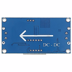4 Pieces Adjustable LM2596S DC-DC Buck Converter Reduced Voltage Regulator Power Module 36V 24V 12V to 5V 2A Voltage Stabilizer with Digital Voltmeter Display