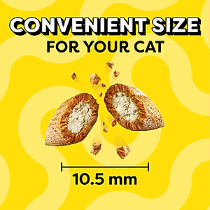 Temptations Classic Crunchy and Soft Cat Treats Variety Pack with Creamy Dairy, Tempting Tuna, Shrimpy Shrimp, and Tantalizing Turkey Flavors, (6) 6.3 oz. Pouches