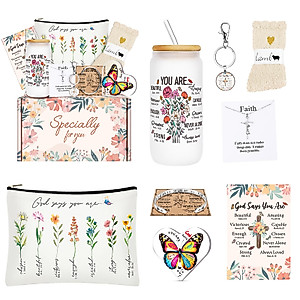12PCS Christian Gifts for Women Faith,Inspirational Gifts for Women,Christian Birthday Gifts,Spiritual Religious Gifts, Get Well Soon Gifts for Mom,Friends,Sister,Wife,Girlfriends