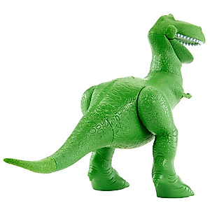 Toy Story 4 4 True Talkers Rex Figure, 7.8 in / 19.81 cm-Tall Posable, Talking Character Figure with Authentic Movie-Inspired Look and 15+ Phrases, Gift for Kids 3 Years and Older​