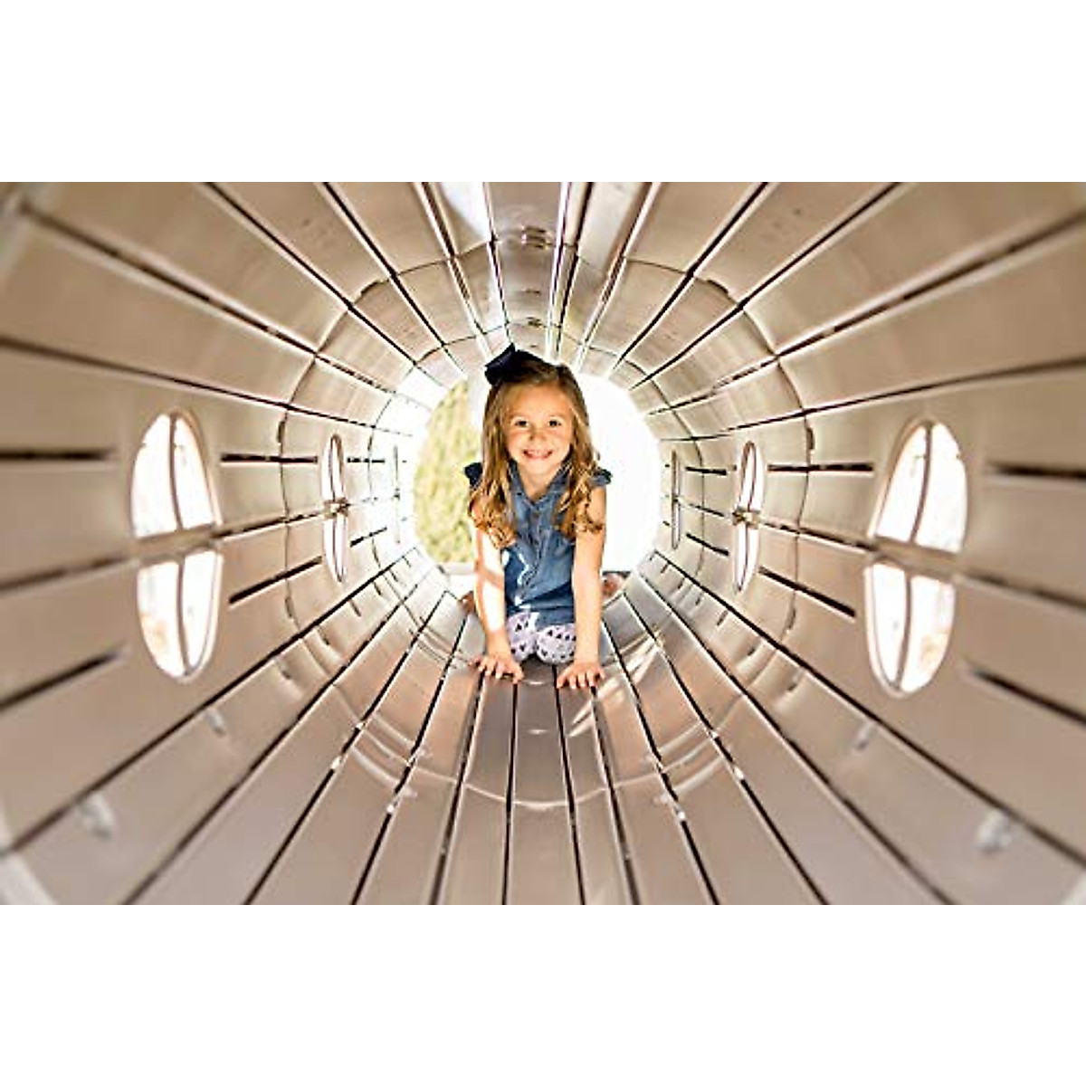 Lifetime 290704 Adventure Tunnel Swing Set, Earthtone