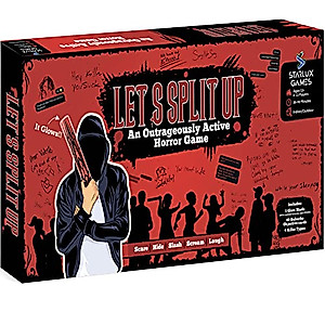 Let's Split Up - an Outrageous Horror Spoof Game | Ages 12+, 4-12 Players | Halloween Games for Teens | Horror Board Games Alternative | Outdoor Games | Teen Boys Gift Ideas | Pulse-Pounding Thrills!