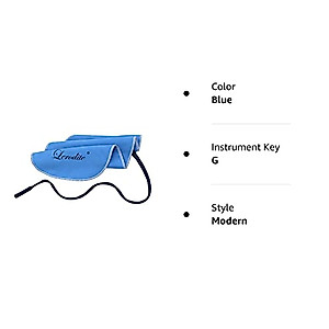 Lerodite Cleaning Cloth Swab for Inside Tube Suitable for Clarinet Piccolo Flute Sax Saxophone (Blue)