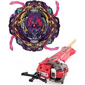 Desamvap Bey Battling Tops Burst B-206 Barricade Lucifer Illegal Bearing Mobius-10 with Sword Launcher Battle Game Set Right Spin DB Dynamite Layer System, Toys Gifts for Kids Children Boys