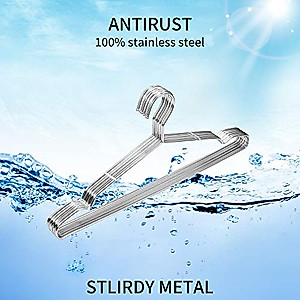 WYCQKL 40 Pack Coat Hanger and 30 Pack Hangers 16.5in