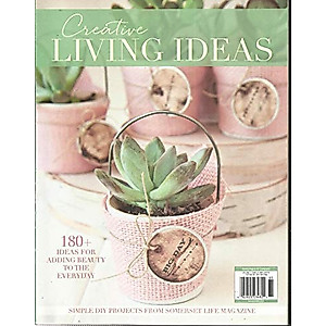 CREATIVE LIVING IDEAS MAGAZINE, SIMPLE DIY PROJECTS * + 180 + IDEAS ISSUE, 2018 VOLUME, 01 DISPLAY UNTIL AUGUST, 27th 2018 ( PLEASE NOTE: ALL THESE MAGAZINES ARE PET & SMOKE FREE MAGAZINES. NO ADDRESS LABEL. (SINGLE ISSUE MAGAZINE )