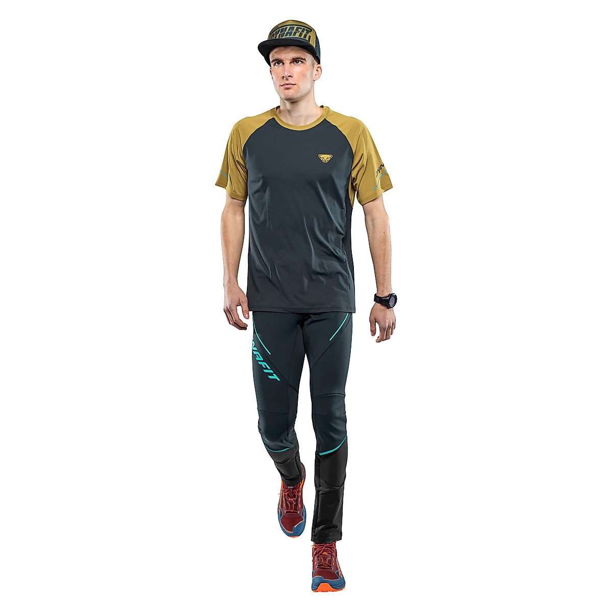 Dynafit Men's Ultra 50 Shoe for Hiking & Trail Running - Mallard Blue/Syrah - 10.5