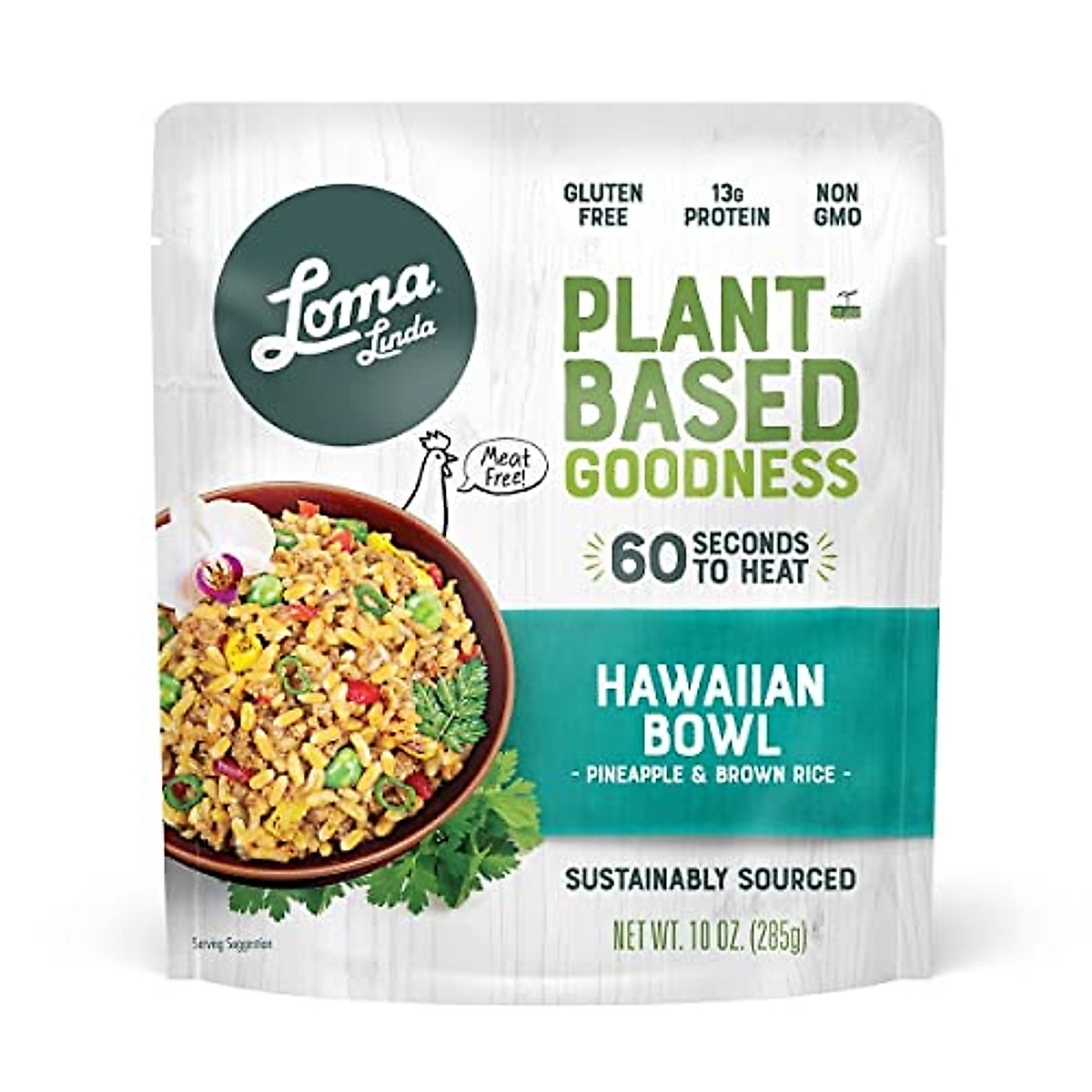 Loma Linda - Plant-Based Complete Meal Solution 10 oz. Packets (Hawaiian Bowl, 6 Pack)