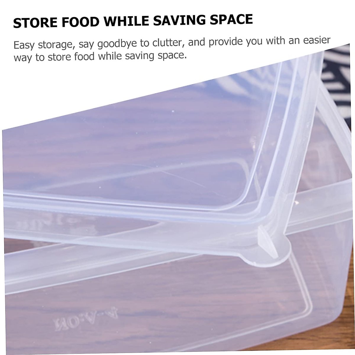 Anneome 6 Pack Fridge Storage Boxes Multi-function Fridge Organizer Reusable Food Containers for Daily Use