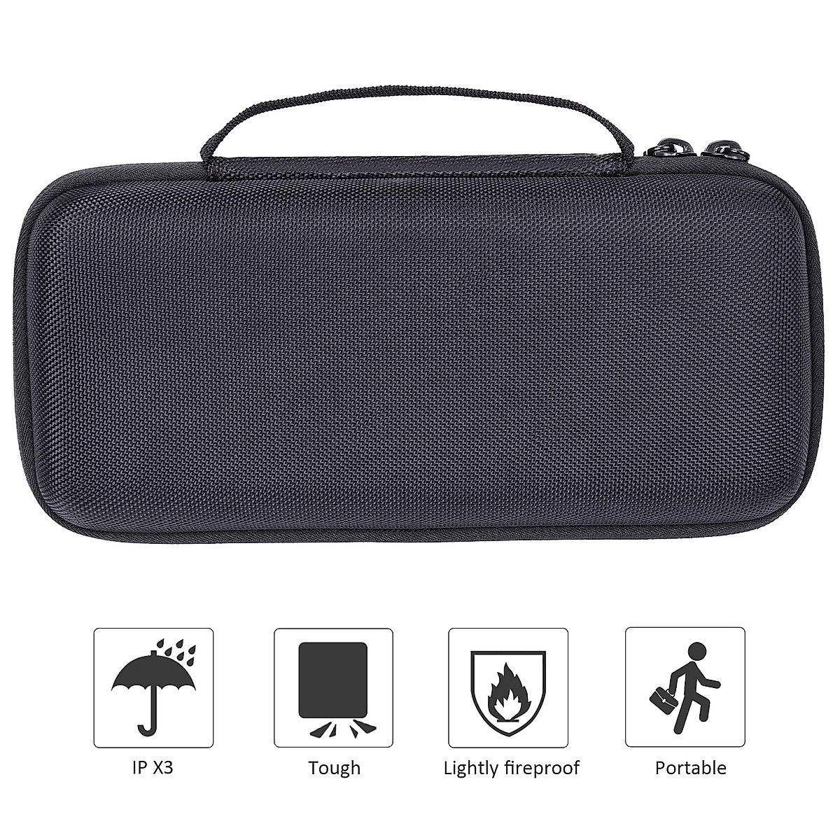 co2CREA Hard Case Replacement for Waterpik Cordless Water Flosser WF-02 WF-03