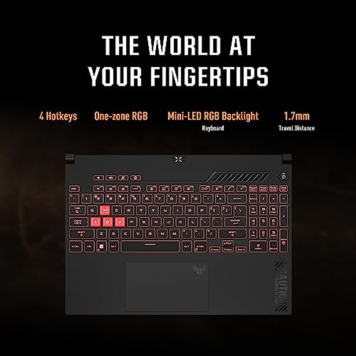 ASUS TUF Gaming A15 (2023) Gaming Laptop, 15.6” FHD 144Hz, 100% sRGB Display, GeForce RTX 4050, AMD Ryzen 7 7735HS, 16GB DDR5, 1TB PCIe SSD, Wi-Fi 6E, Windows 11, FA507NU-DS74,Mecha Gray