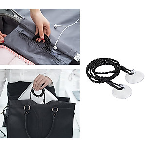 JianLing 2PCS Travel Portable Extendable Clothesline 1.5m with Hooks and Suction Cups Rubber Elastic Clothesline Camping Clothesline Outdoor Indoor Use Cruise Essential Hanging Clothes Socks Towels