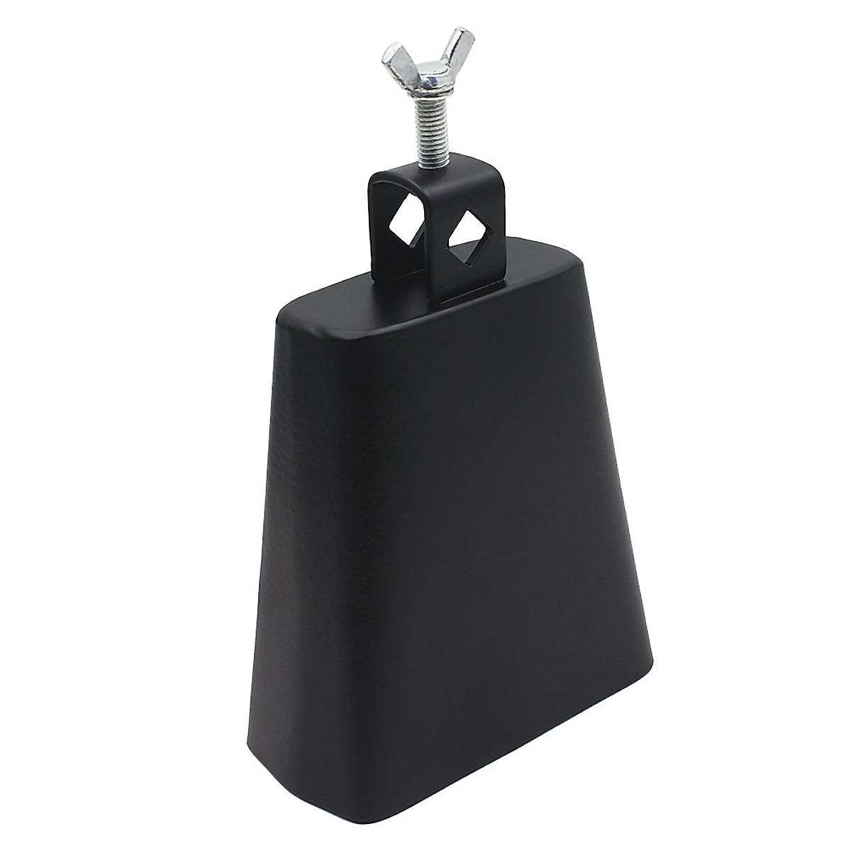 Mowind 5 Inch Metal Steel Cowbell Noise Maker with Stick for Drum Set Kit Hand Percussion