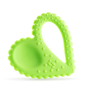 Special Supplies Teether Heart Spoon Oral Motor Therapy Tools, Textured Stimulation and Sensory Input Treatment for Babies and Toddlers, BPA Free Silicone, Dual Use Spoon Plus Teether
