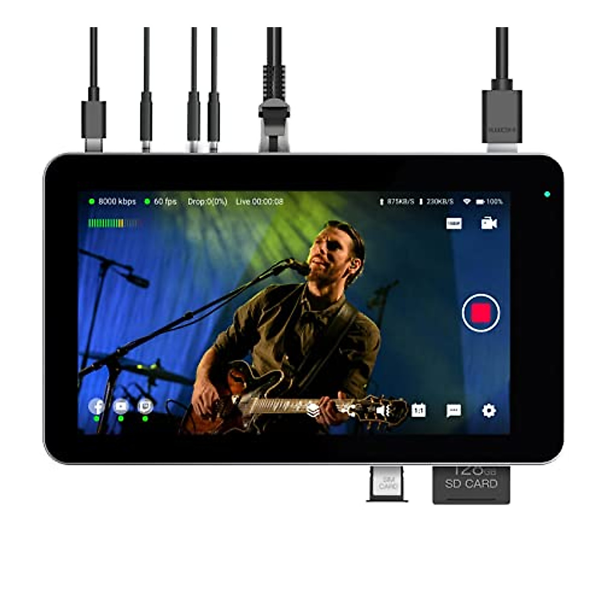 YOLOLIV YoloBox Mini All-in-one Portable Multi-Camera Live Streaming Equipment