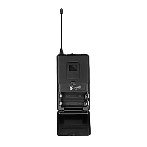 WENWEN Wireless Microphone System Pro UHF 4 Channel 4 Lavalier Bodypacks 4 Lapel Mic 4 Headsets for Karaoke System Church Speaking Conference Wedding Party
