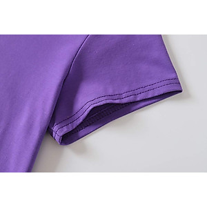 YIJIU Women's Pajama Set Short Sleeve Top with Leaf Print Capri Pants Sleepwear 2 Piece Pjs Sets,Purple,XX-Large