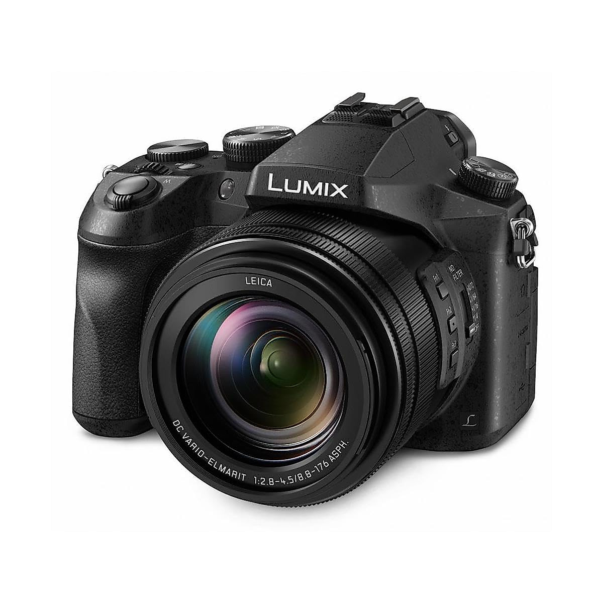 Panasonic LUMIX DMC-FZ2500 Digital Camera - Bundle with Camera Case, 32GB SDHC U3 Card, Memory Wallet, Cleaning Kit, SD Card Reader, PC Software Package