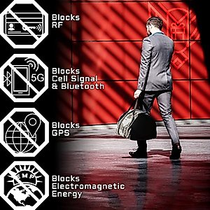 Xtreme Sight Line ~ Xecutive Transport Faraday Duffel Bag for Military Use ~ MOLLE System ~ Computer Towers and Other Large Electronics ~ Data Security for Executive Travel ~ Shoulder Strap Included ~ Tracking/Hacking Defense ~ Removable Foam Padded for E