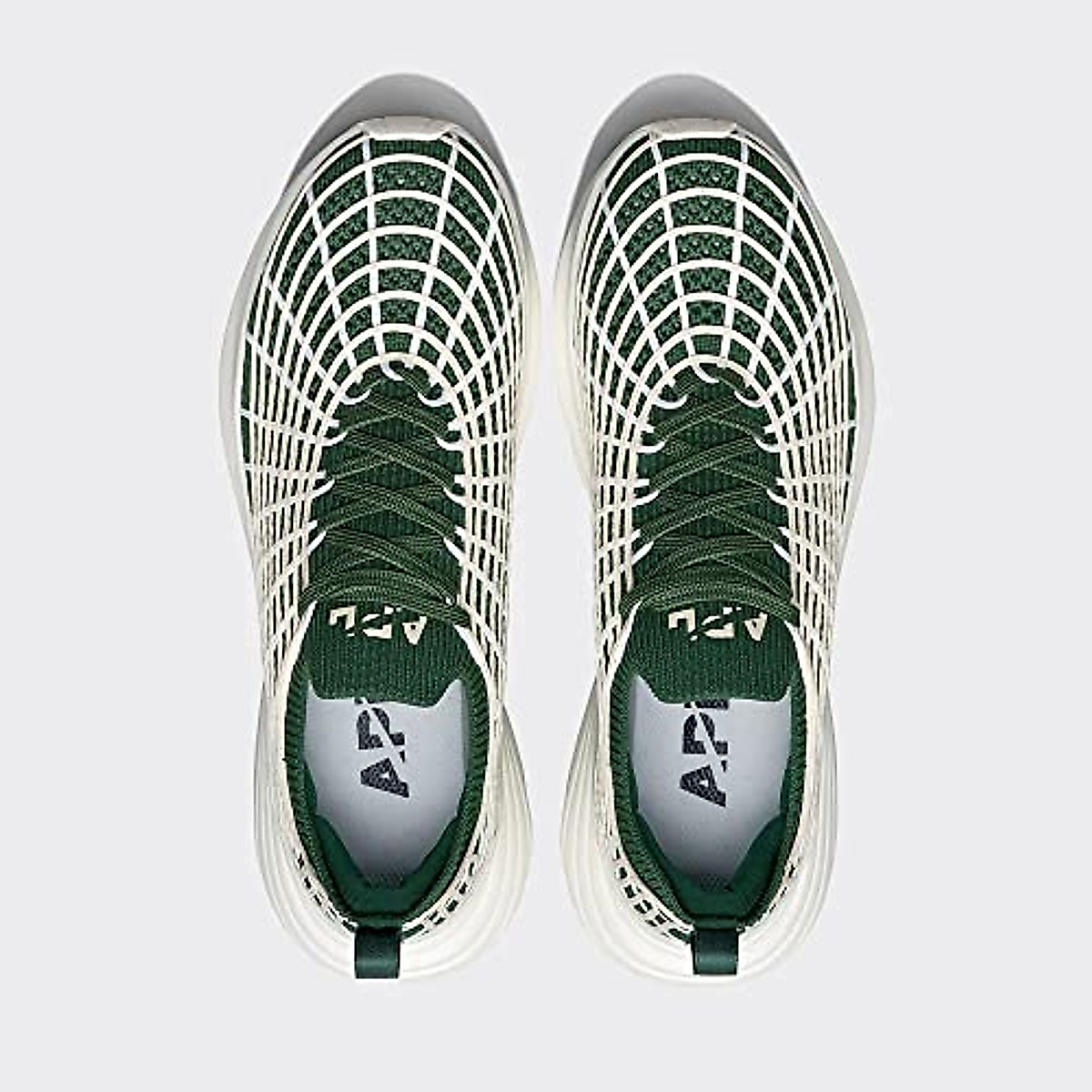 APL: Athletic Propulsion Labs Women's Techloom Zipline, Great Green/White/Pristine, 10