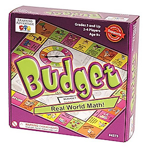 Learning ADVANTAGE-4373 Budget - Budgeting Game for Kids - Teach Money, Math and Critical Thinking