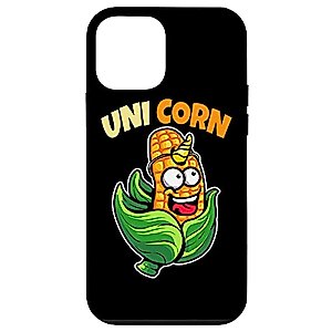 iPhone 12 mini Cool Uni Corn | Funny Maize Magical Horned Horse Joke Gift Case