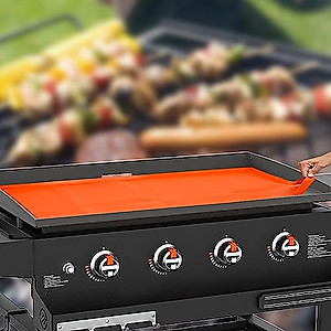 Silicone Griddle Mat for Blackstone 28 Inch Griddle, Heavy Duty Silicone Grill Mat, Protect Griddle Cooking Surface from Dust, Debris, Rust, Silicone Griddle Cover Flat Top Griddle Keep Griddle Clean