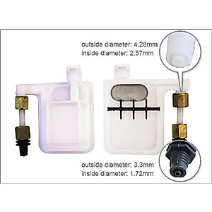 Big Damper with Resized Adapter Solvent for DX4 Heads Mutoh VJ-1204,VJ-1304,1604,RJ-900C 10 PCS/Packed