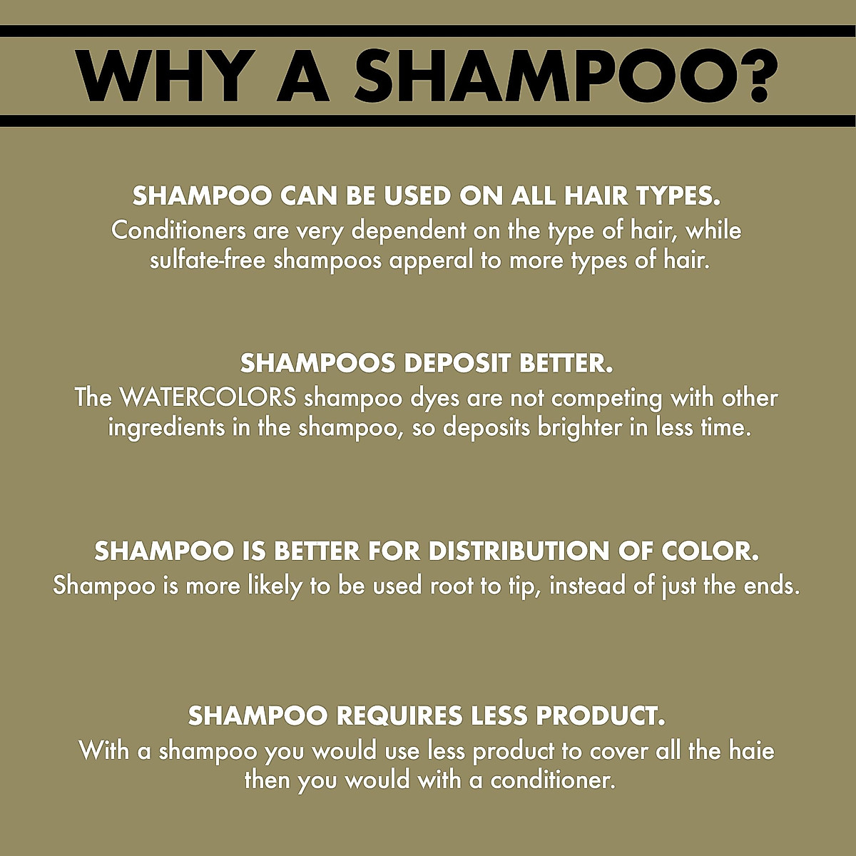 Tressa Watercolors Shampoo - Hazelnut 8.5 oz