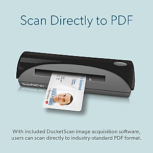 DocketPORT 667 Simplex Card Scanner (DP667) with DocketSCAN Business Card
