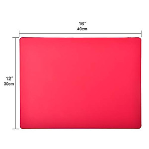 Placemats for Kids, Silicone Placemat for Dining Kitchen Table, Waterproof Dining Mat for Kids Baby Toddler, Reusable, Easy to Clean (5 Pack) Multicolor