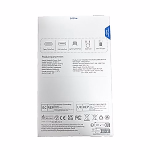 Yiisonger Magnetic Wireless Portable Charger, Foldable 10000mAh Battery Pack with USB-C Cable LED Display, Magnetic Power Bank 22.5W PD Fast Charging for iPhone 15/14/13/Pro/Mini/Pro Max (Blue)