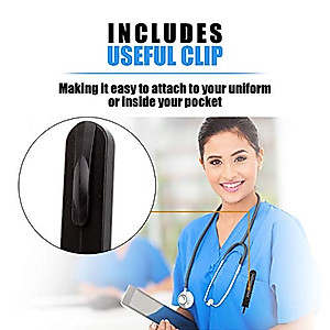 EKG ECG Caliper Electrocardiogram Divider, Black ECG Calipers with Ruler for Nursing, Durable ECG Calipers Measuring Tool for Electrocardiogram Drafting Divider